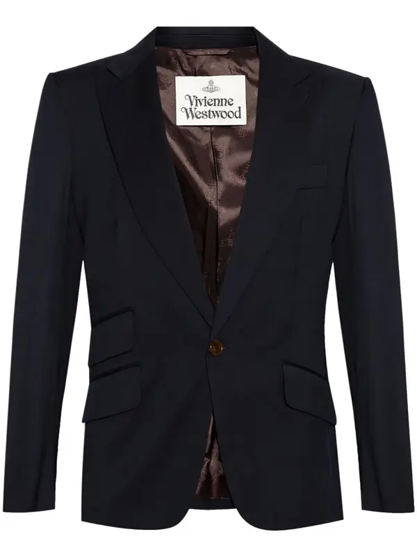 VIVIENNE WESTWOOD Peak-lapel Single-breasted Blazer