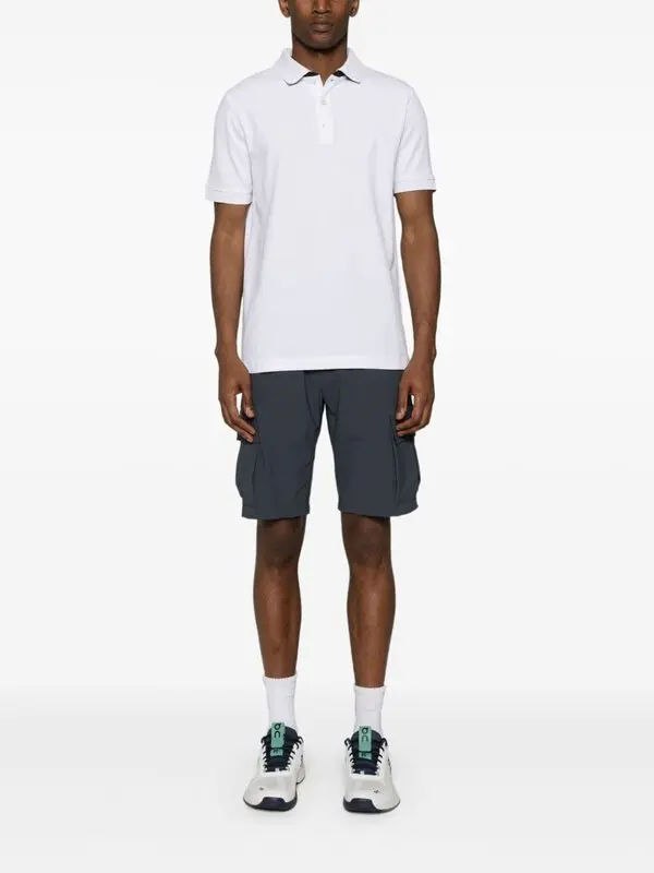 FAY Logo-embroidered Piqué Polo Shirt