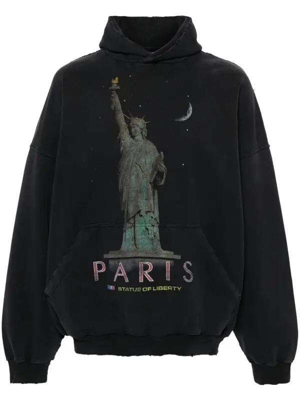 Balenciaga Liberty Distressed Hoodie