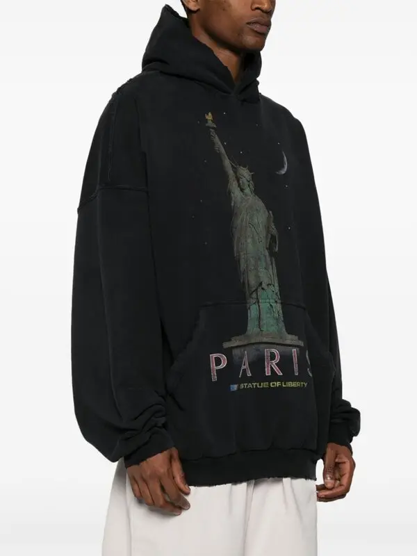 Balenciaga Liberty Distressed Hoodie