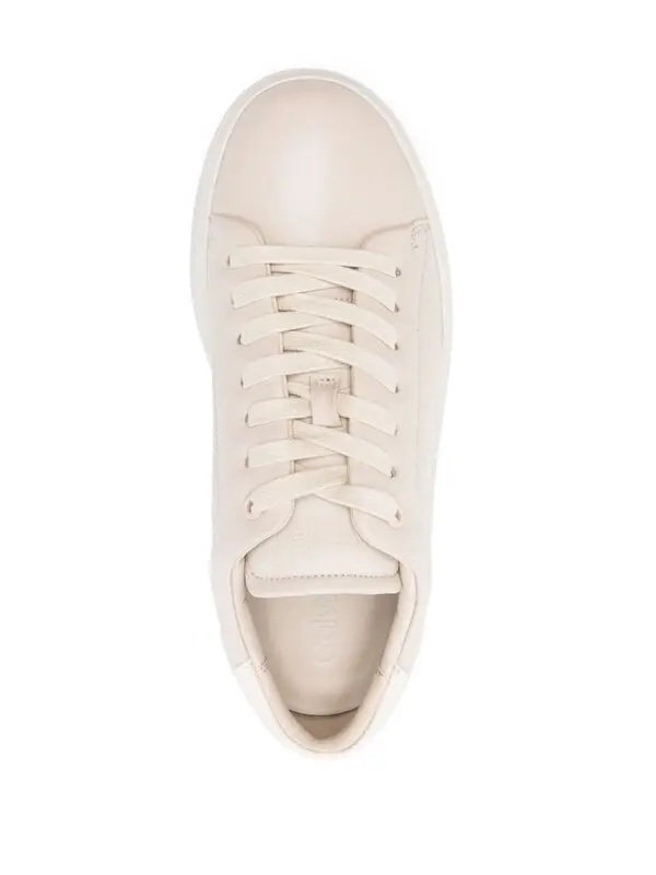 Calvin Klein 50mm Leather Flatform Sneakers