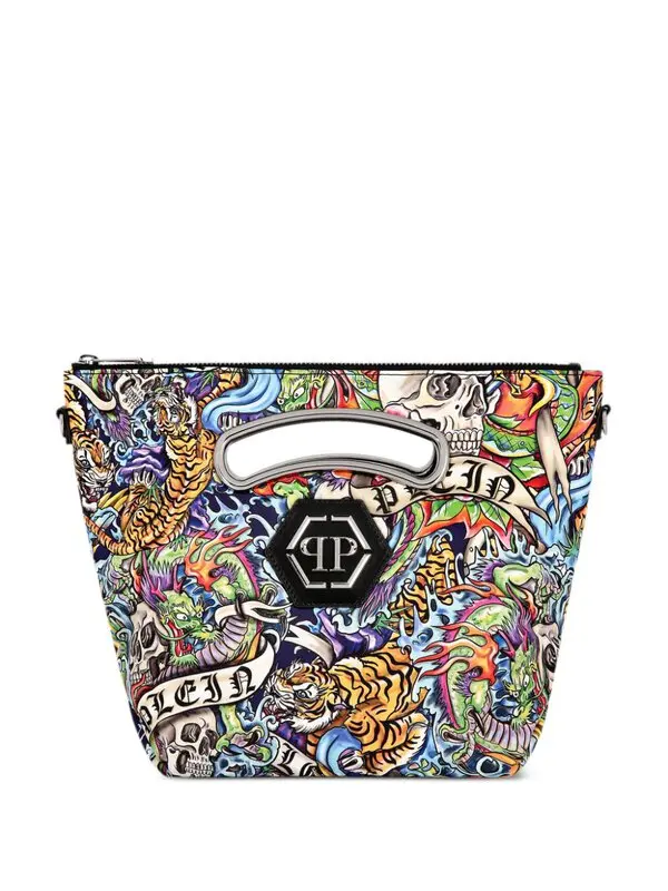 Philipp Plein Tattoo-print Tote Bag