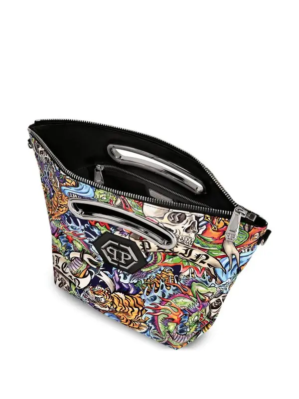 Philipp Plein Tattoo-print Tote Bag