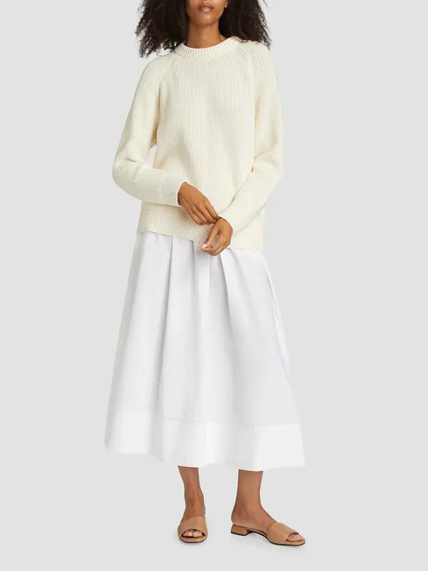 Jenni Kayne Oversized Cotton Fisherman Sweater