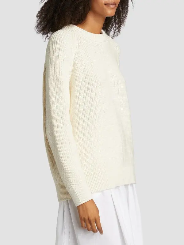 Jenni Kayne Oversized Cotton Fisherman Sweater
