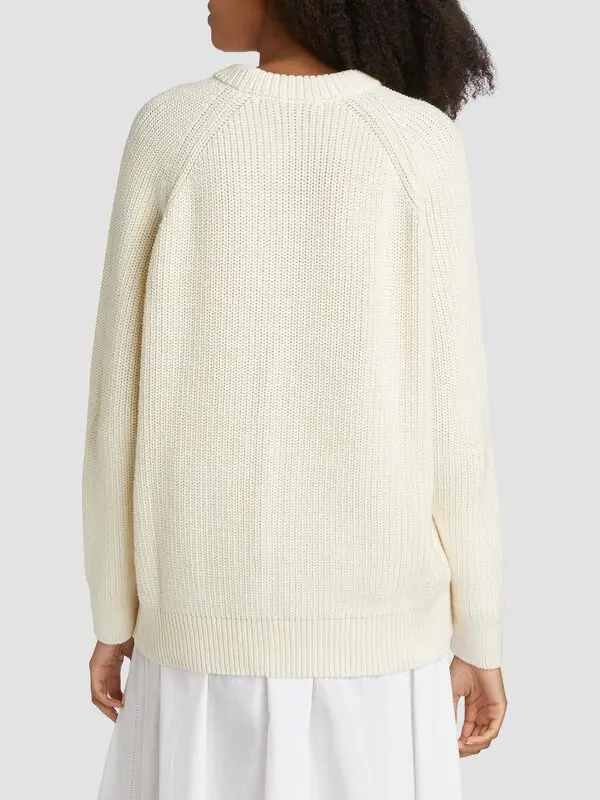 Jenni Kayne Oversized Cotton Fisherman Sweater