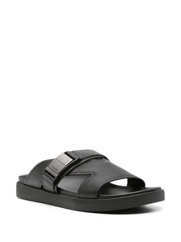 Calvin Klein Buckle Slides