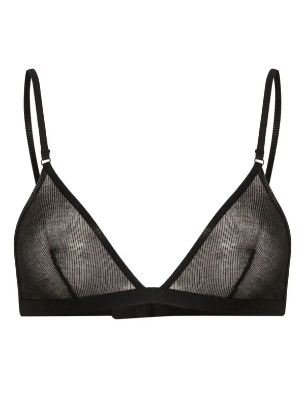 MAISON CLOSE La Femme Amazone Triangle Bra - Black