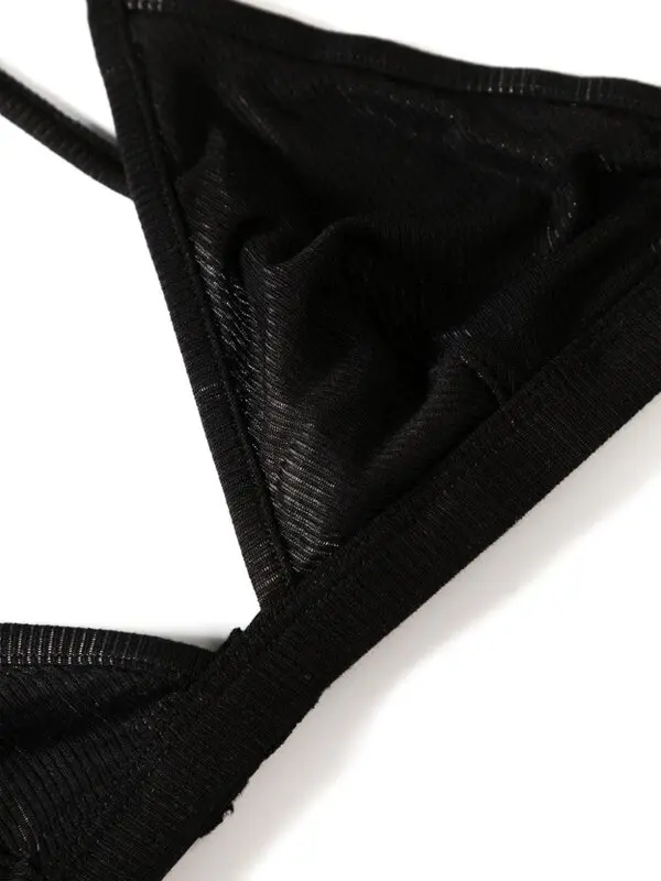 MAISON CLOSE La Femme Amazone Triangle Bra - Black