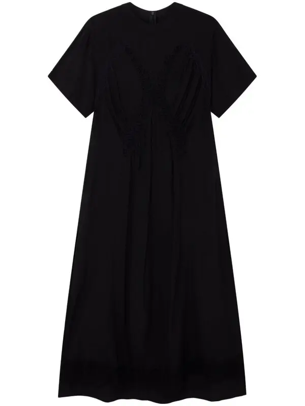 Stella McCartney Lace-detail Silk Maxi Dress