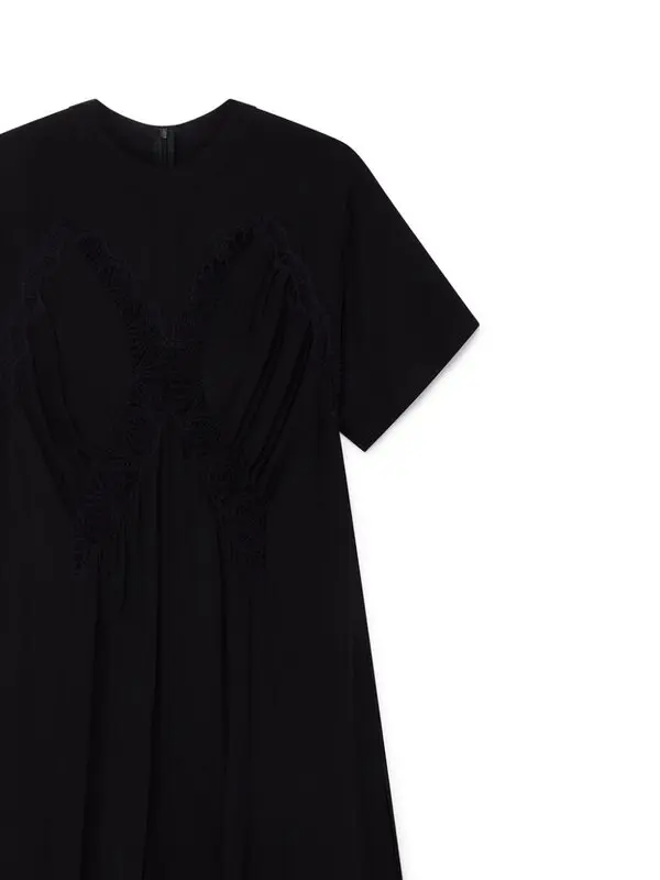 Stella McCartney Lace-detail Silk Maxi Dress