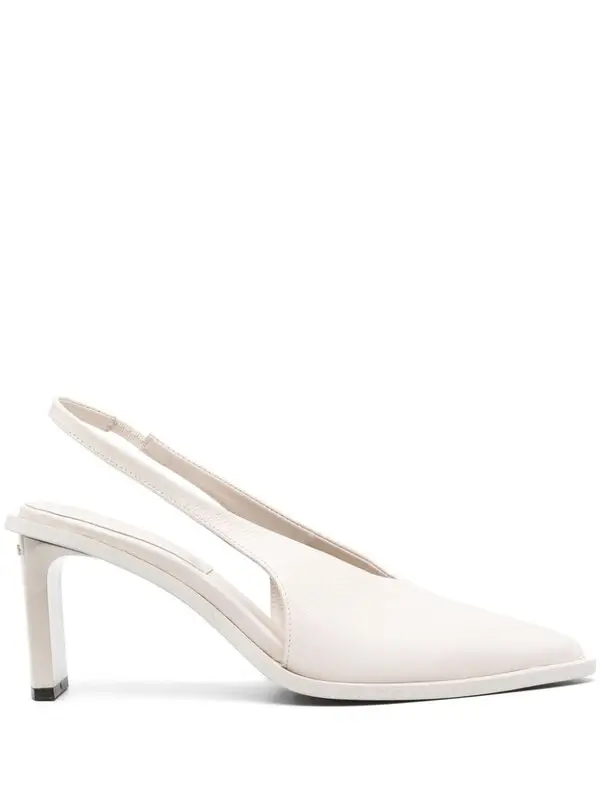 Calvin Klein 70mm Slingback Leather Pumps