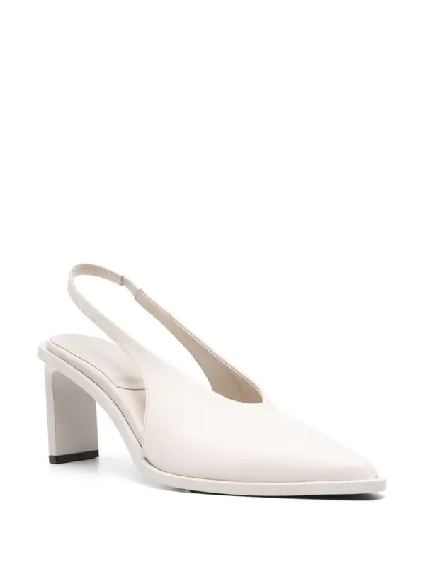 Calvin Klein 70mm Slingback Leather Pumps