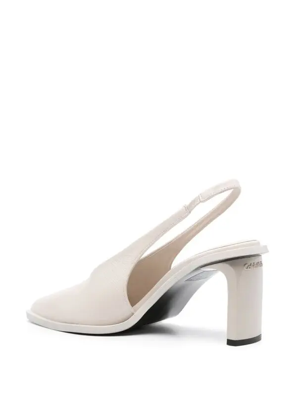 Calvin Klein 70mm Slingback Leather Pumps