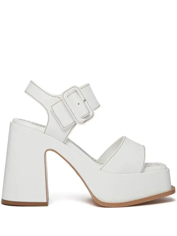 Stella McCartney Skyla 125mm Platform Sandals - White