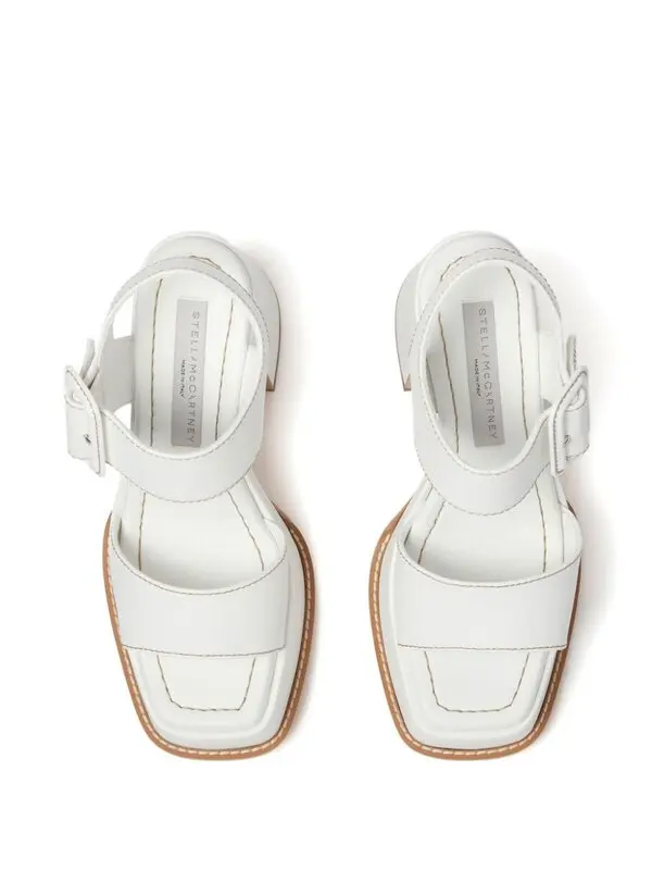 Stella McCartney Skyla 125mm Platform Sandals - White
