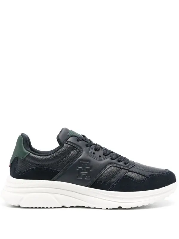 Tommy Hilfiger Leather Chunky Sneakers - Blue