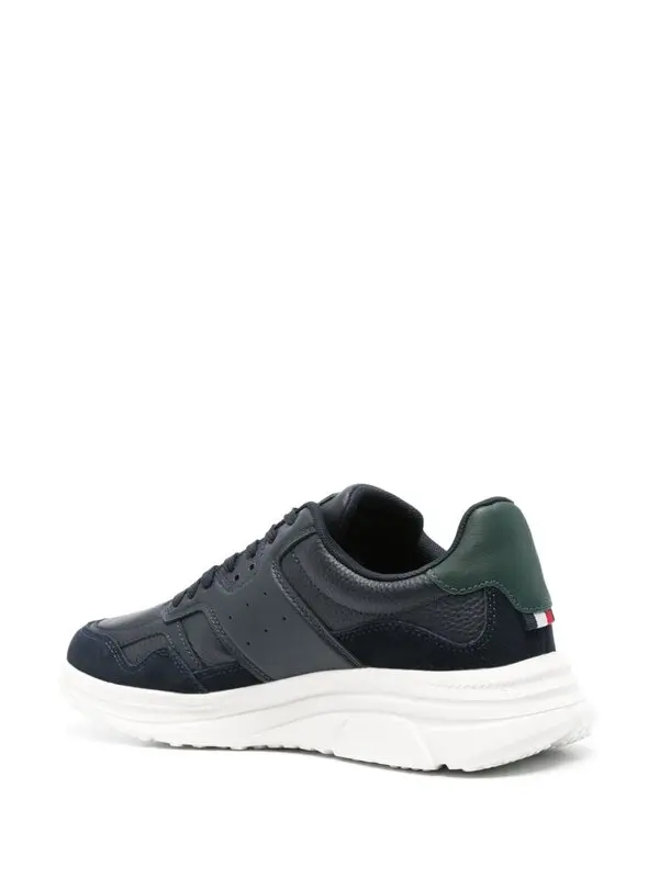 Tommy Hilfiger Leather Chunky Sneakers - Blue