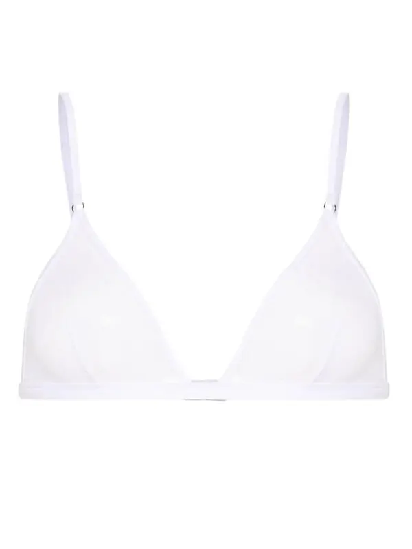 MAISON CLOSE La Femme Amazone Triangle Bra - White