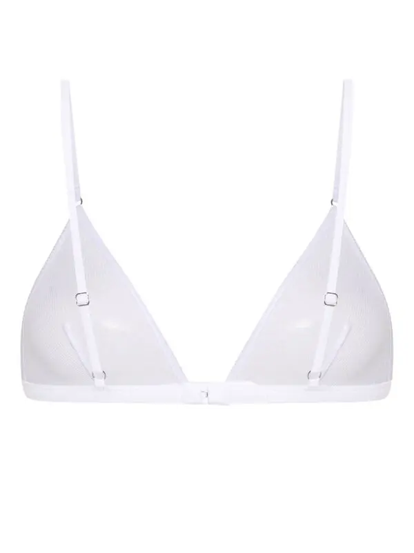 MAISON CLOSE La Femme Amazone Triangle Bra - White