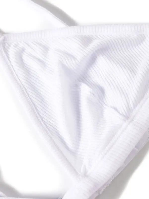 MAISON CLOSE La Femme Amazone Triangle Bra - White