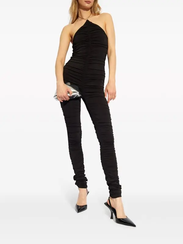 Attico Chain-link Halterneck Jumpsuit