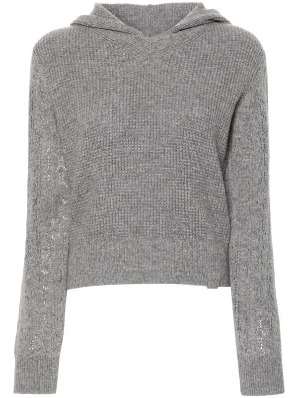 Victoria Beckham Hooded Wool Jumper