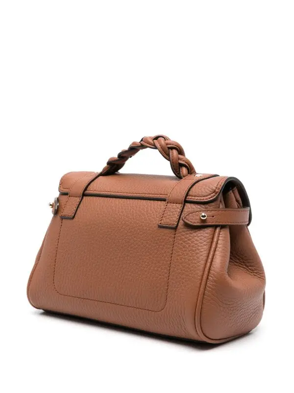 Mulberry Mini Alexa Leather Tote Bag - Brown