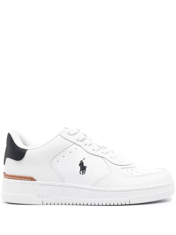 Polo Ralph Lauren Masters Court Leather Sneakers - White