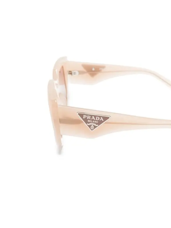 Prada Geometric Frame Sunglasses
