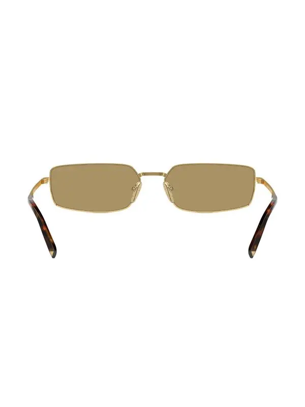 Prada Rectangle Sunglasses - Gold