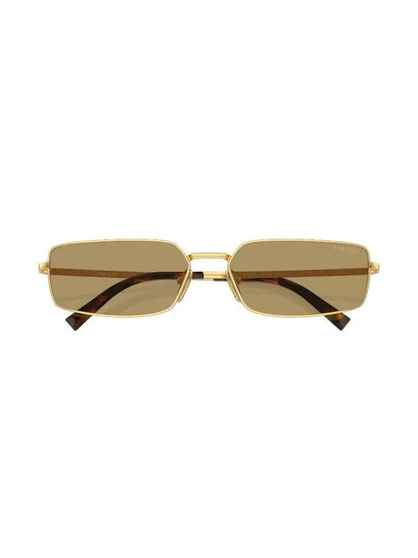 Prada Rectangle Sunglasses - Gold