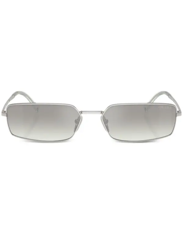 Prada Rectangle Sunglasses - Silver