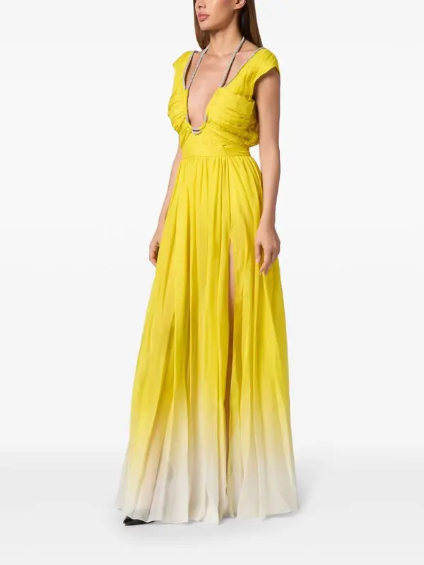 Philipp Plein V-neck Maxi Dress