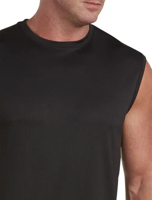 HARBOR BAY BY DXL Muscle T-shirt - Black