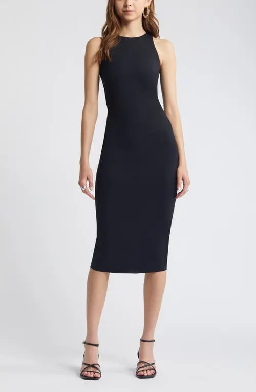 OPEN EDIT Sleeveless Body-con Midi Dress