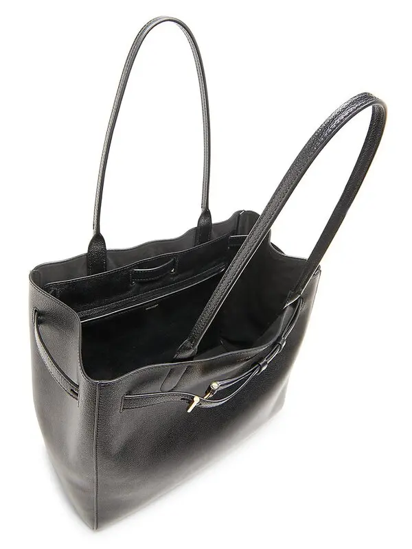 TOM FORD Mini T Leather Tote Bag