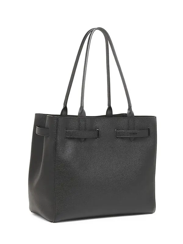 TOM FORD Mini T Leather Tote Bag