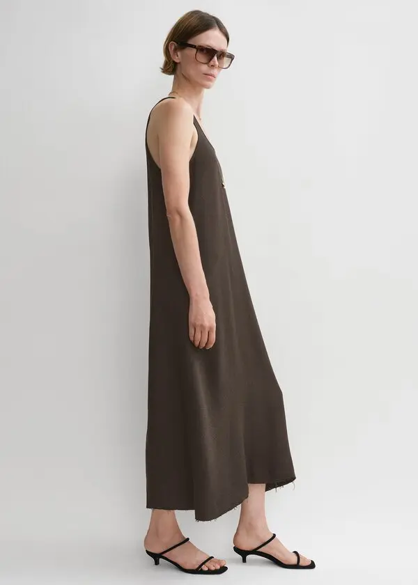 navy blue dress for baby girl J.Crew Scoopneck A-line midi dress matte jersey at Hamilton Place in  Chattanooga, TN