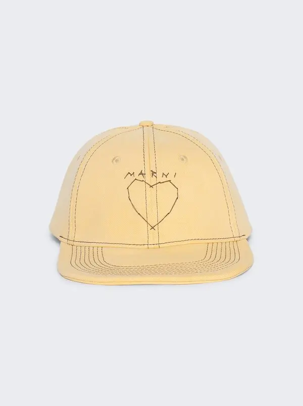 Marni Denim Baseball Cap - Citrus