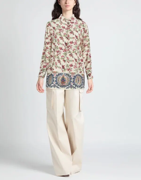 Etro Floral-print Silk Shirt - White