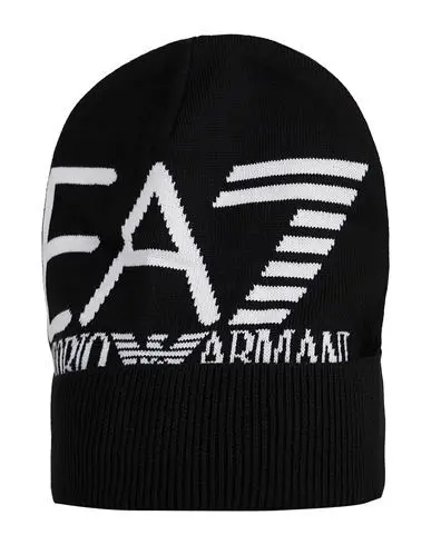 EA7 Acrylic Beanie - Black