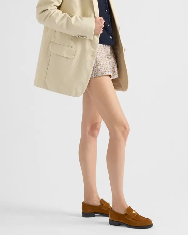 Prada Suede Loafers