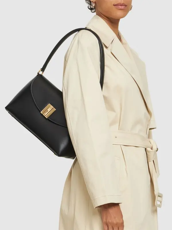 Bally Ollam Pocket Leather Shoulder Bag