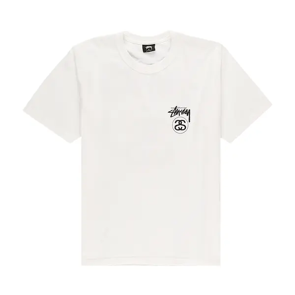 StÜssy Stock Link Tee - White