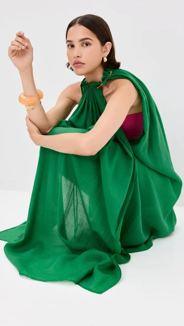 Cult Gaia Ree Coverup In Malachite - 50% Off | Editorialist