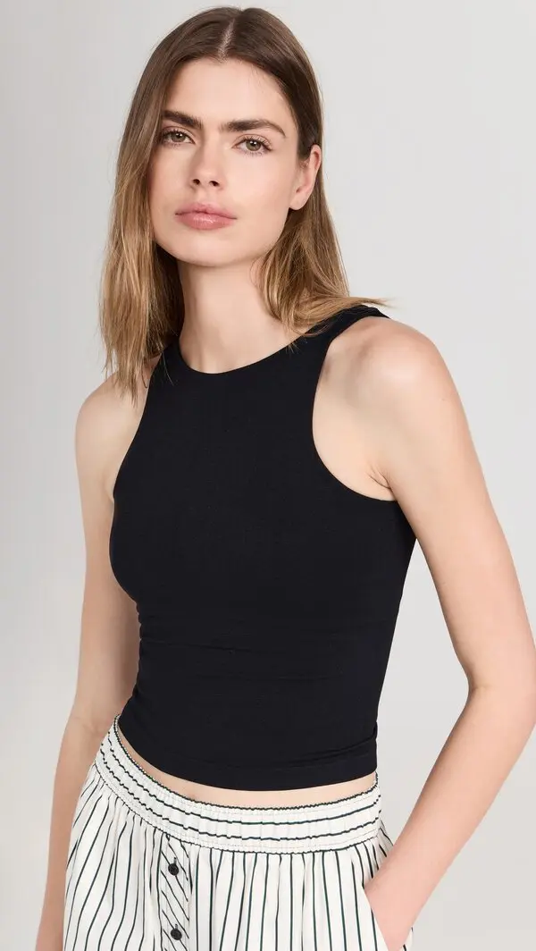 Free People Clean Lines Cami - Black