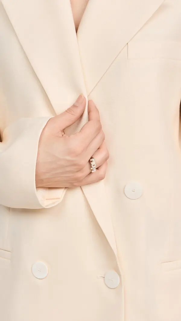 ISA GRUTMAN 14k Diamond "mom" Ring