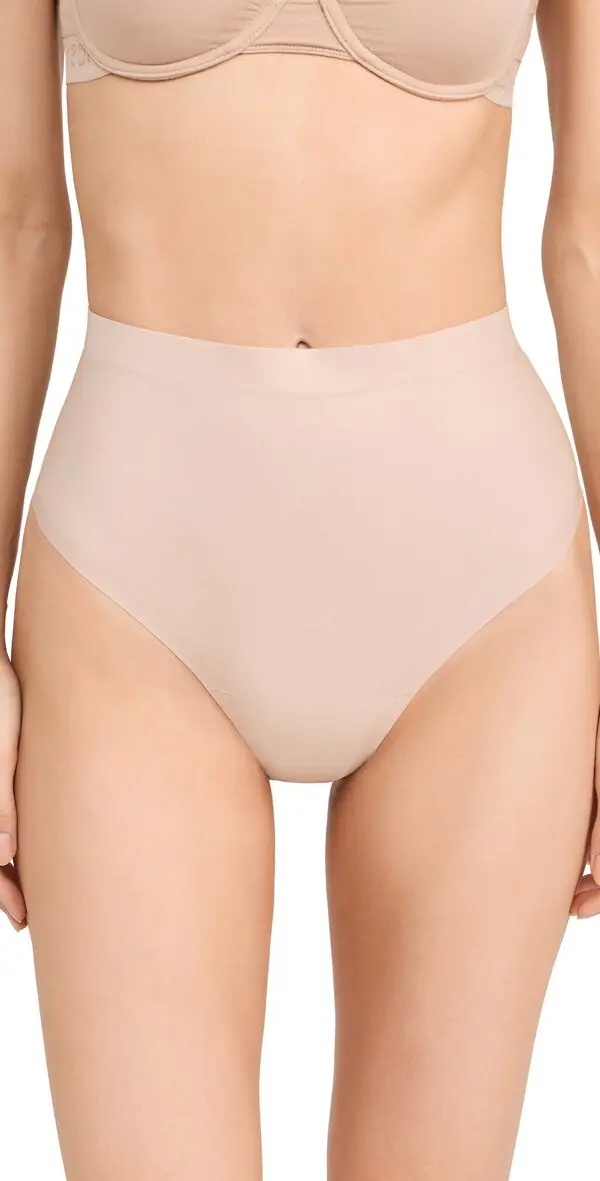Spanx Shape Sheer Control Thong - Champagne Beige