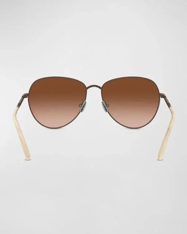 Brunello Cucinelli Aviator Sunglasses - Bronze